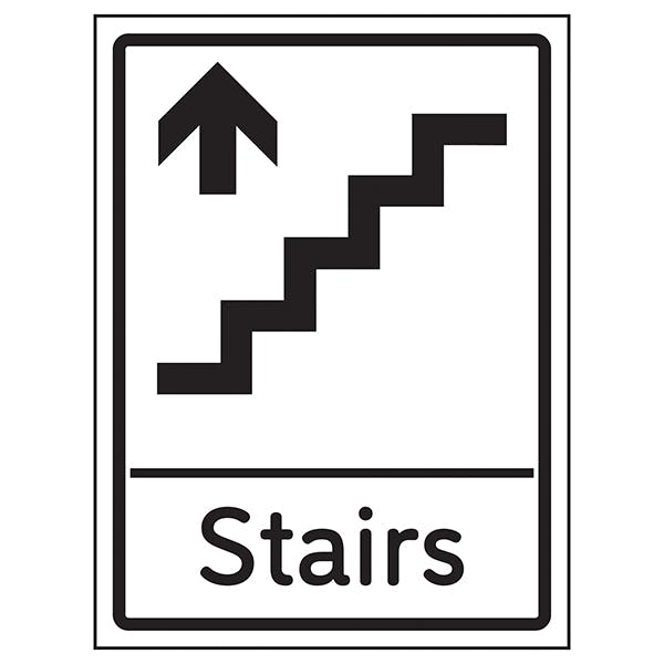 Stairs Arrow Up | Stairway Signs | Information Signs | Safety Signs 4 Less