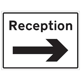 Reception Arrow Right | Traffic and Parking Signs | Reflective Traffic ...
