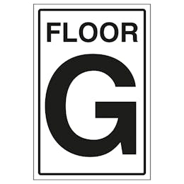 Floor G | Stairway Signs | Information Signs | Safety Signs 4 Less