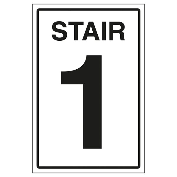 Stair 1 | Stairway Signs | Information Signs | Safety Signs 4 Less