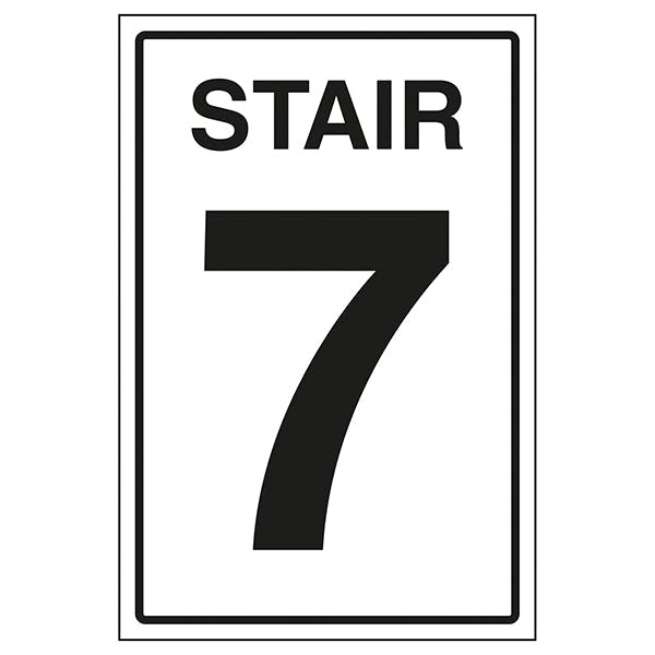 Stair 7 | Stairway Signs | Information Signs | Safety Signs 4 Less