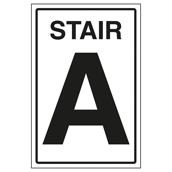 Stair A | Stairway Signs | Information Signs | Safety Signs 4 Less