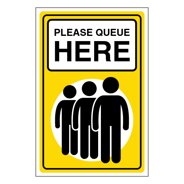 Please Queue Here Correx Event Signage UK | Branded Event