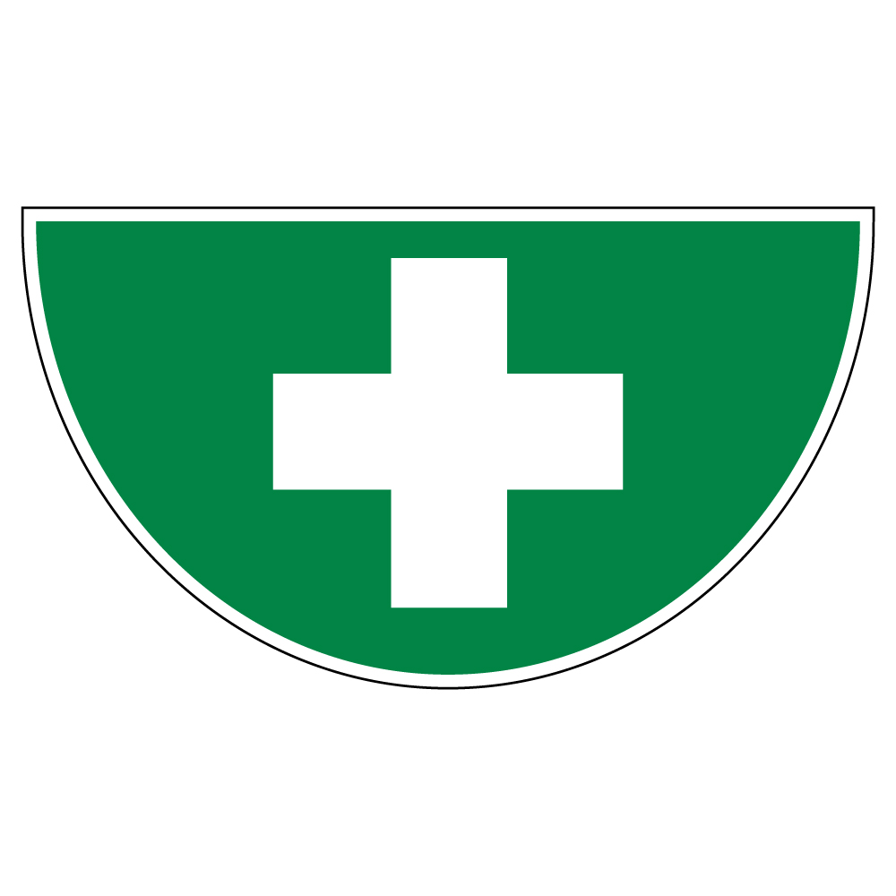 First Aid - Semi-Circle | SafetySigns4Less