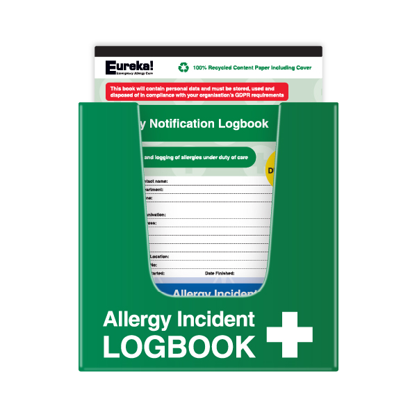 Allergy Notification & Incident/Near Miss Logbook + Holder | Complete ...