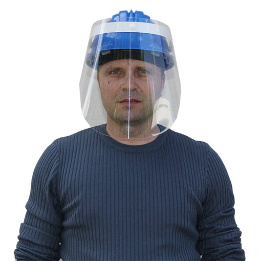 Universal Safety Helmet Face Screen | Infection Control Essentials ...