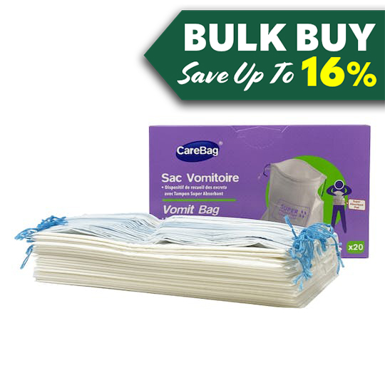 Absorbent Sick Bags | Sick Bags | FirstAid4Less