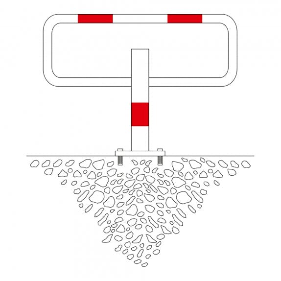 COMMANDER Drop Down Frame Post