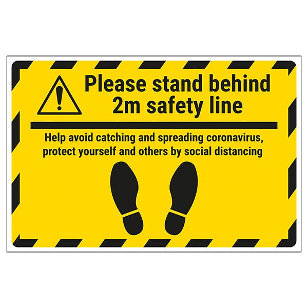 Temporary Coronavirus Floor Stickers | Hygiene & Infection Control ...