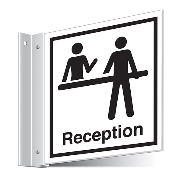 Reception Corridor Sign | Corridor Signs | SafetySigns4Less