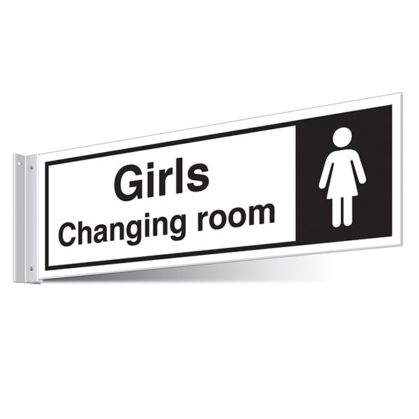 Girls Changing Room Corridor Sign | Corridor Signs | SafetySigns4Less