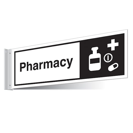 Pharmacy Corridor Sign - Landscape | Corridor Signs | EurekaDirect