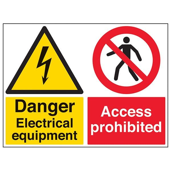 Danger Electrical Equipment/Access Prohibited | Caution / Danger ...