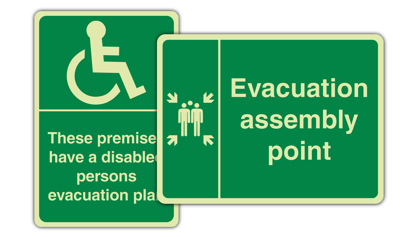 Photoluminescent Evacuation & Refuge Point Signs | Assembly Point Signs ...