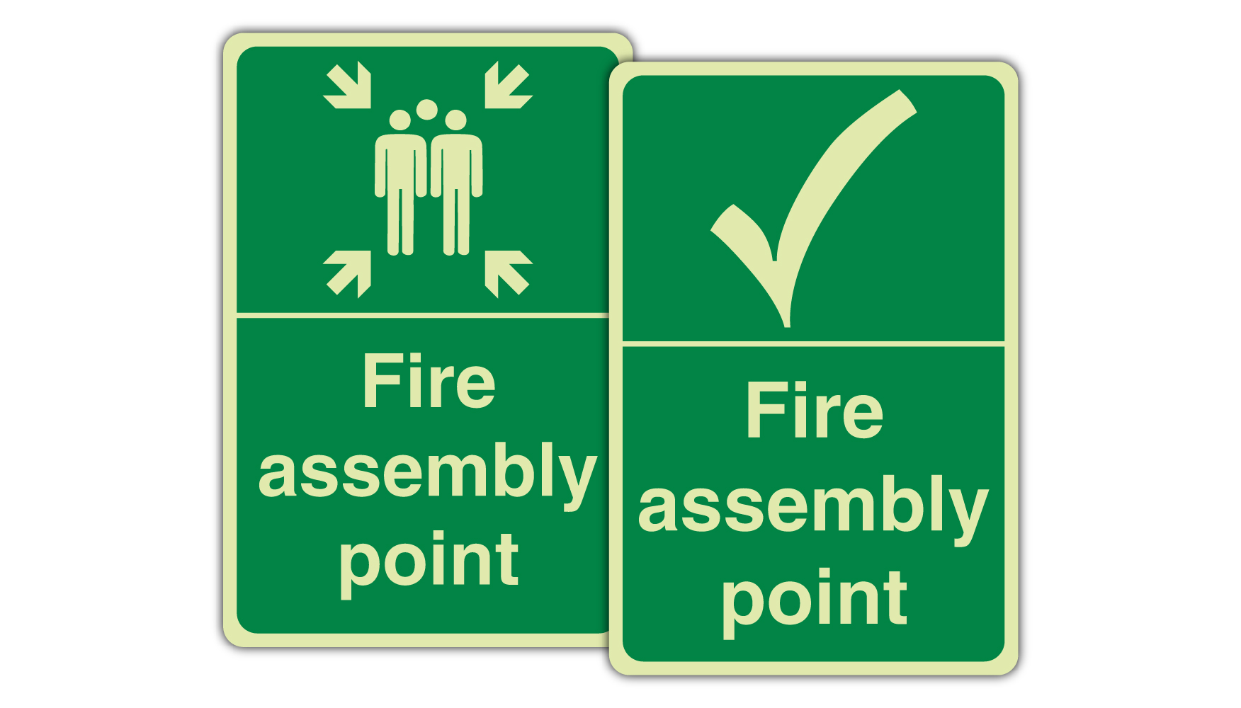 Photoluminescent Fire Assembly Point Signs | Assembly Point Signs ...