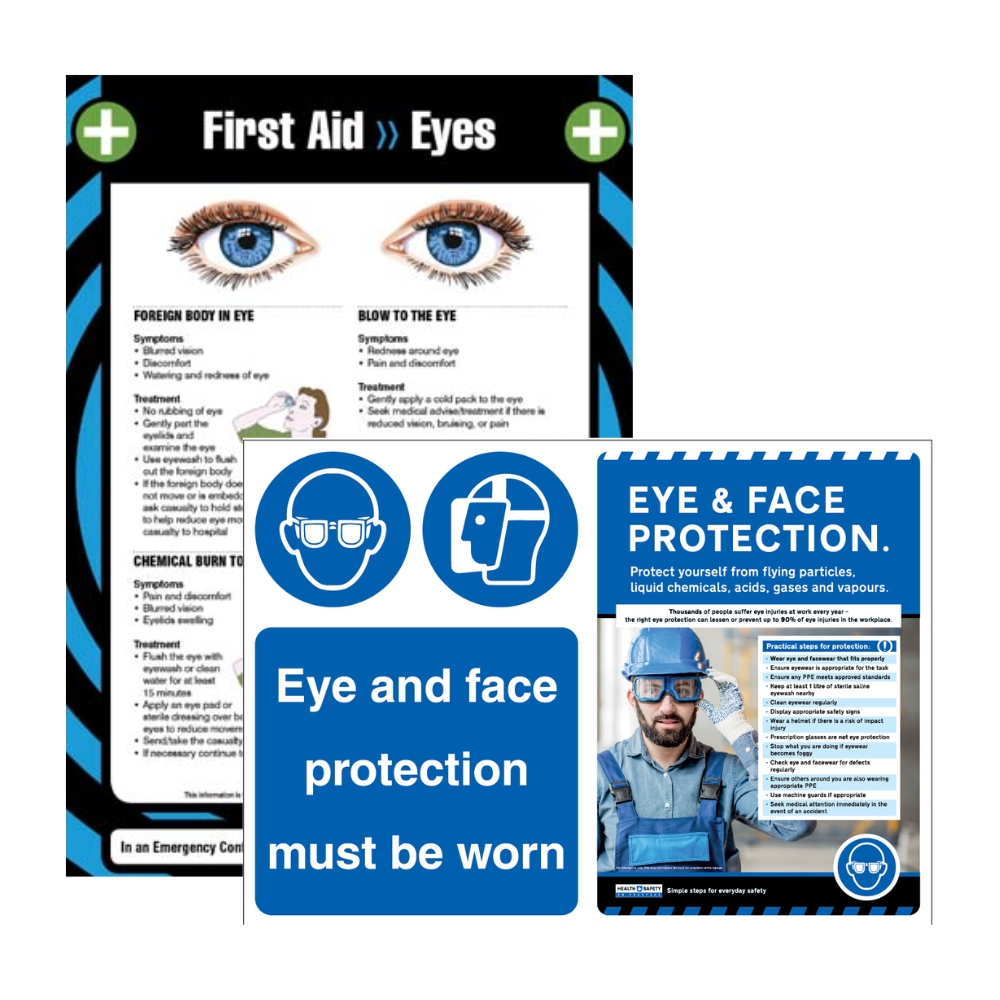 Eye First Aid Posters & Pocket Guides | FirstAid4Less