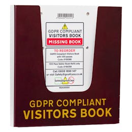 GDPR Compliant Visitor Book Holder | Signs, Posters & Books ...