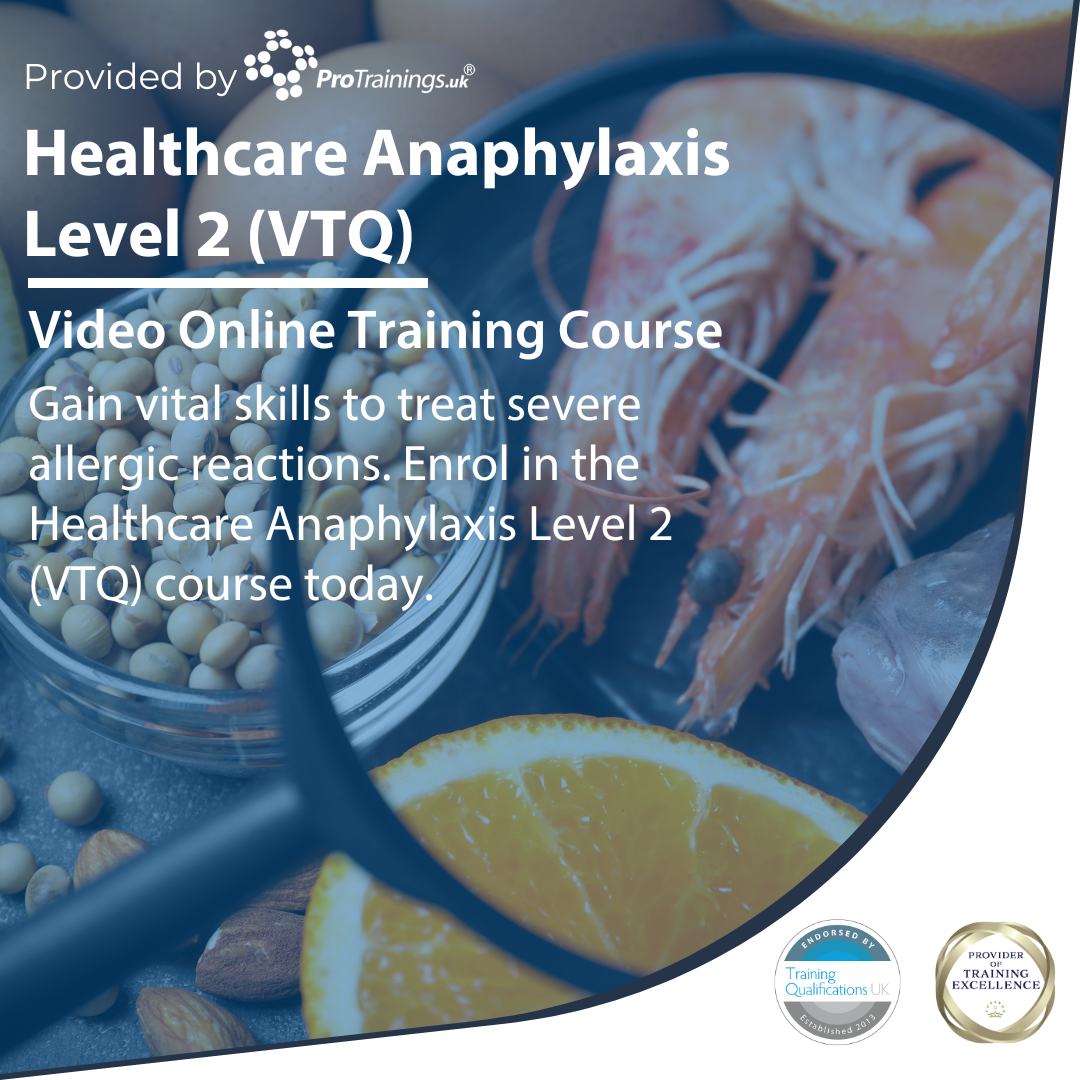 Healthcare Anaphylaxis Level 2 (VTQ) Online Training | CPD Certified
