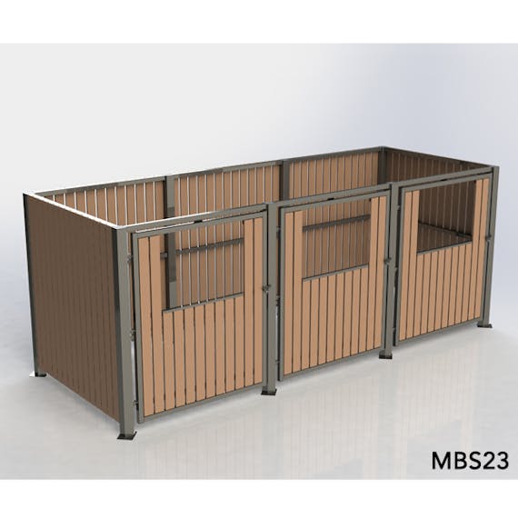 Multipurpose Storage Shelter - Recycled Plastic Cladding - Without Roof