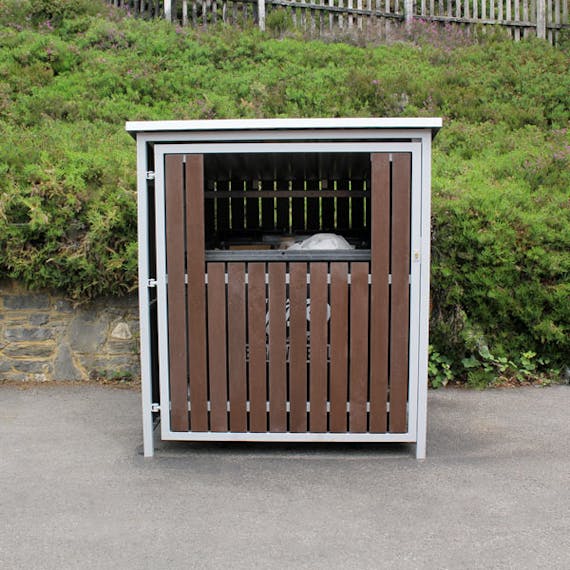 Multipurpose Storage Shelter - Recycled Plastic Cladding - With Roof