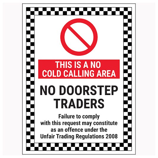 Free Printable No Cold Callers Sign - Templates Printable