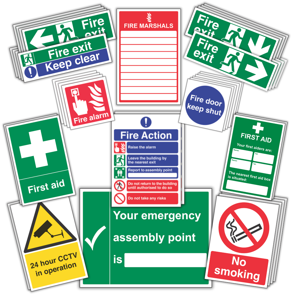 Office Safety Signs Starter Pack