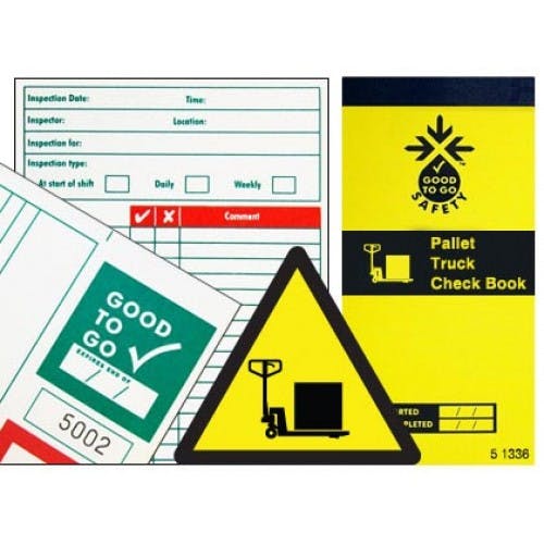 Pallet Truck Check Book | Safety Signs 4 Less