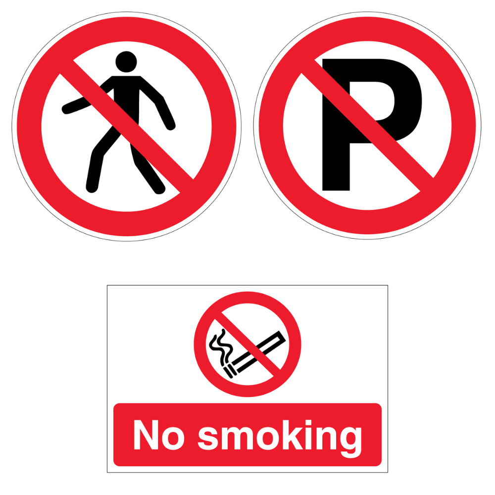 Prohibition - Anti-Slip Floor Signs