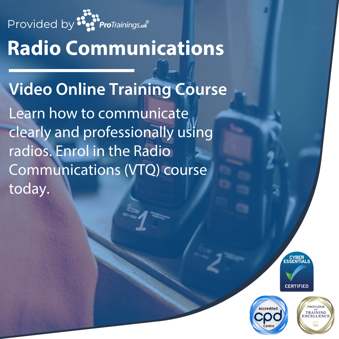 Radio Communications Training Online | Two-Way Radio Use