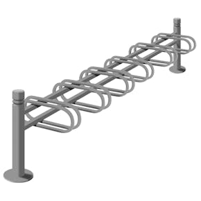 Modular Decorative Bicycle Rack - Single Sided