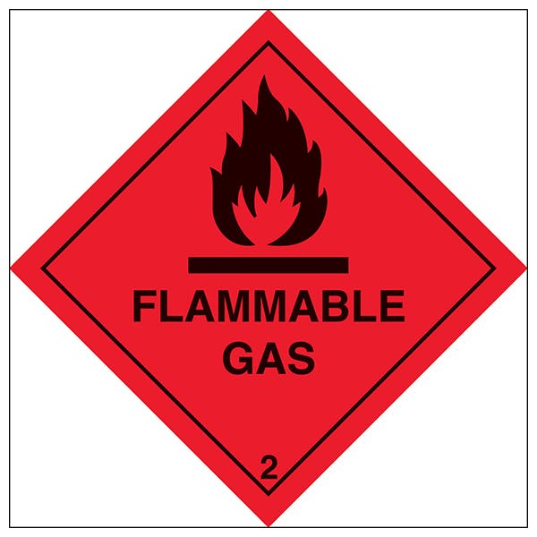 Flammable Gas | Safety Signs 4 Less
