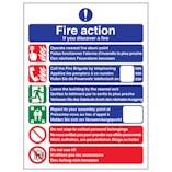 Fire Action Notices | Fire Action Signs | Fire Safety Signs ...
