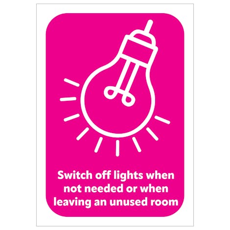 Switch Off Lights Poster | EcoCentric