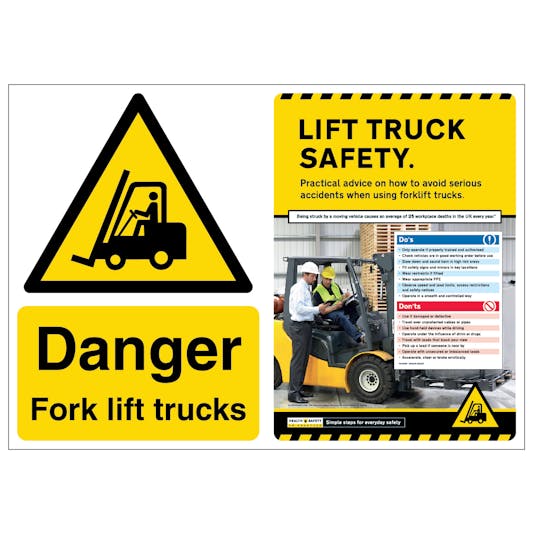 Danger FLTs / Lift Truck Safety | SafetySigns4Less
