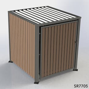 Multipurpose Storage Shelter - Recycled Plastic Cladding - With Roof