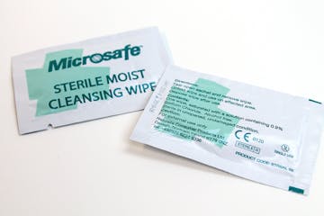 Sterile Saline Cleansing Wipes