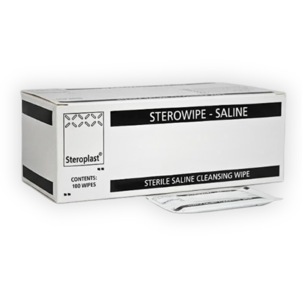 Sterowipe Sterile Saline Cleansing Wipes | FirstAid4Less