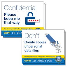 GDPR Stickers – For Personal Data Storage | FirstAid4Less