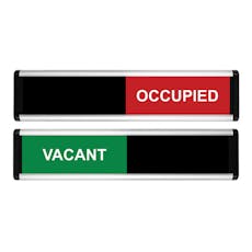 Vacant/Occupied Sliding Door Sign | FirstAid4Less