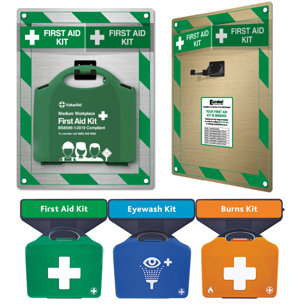 Workplace First Aid Points & Stations | BS8599-1 & HSE Kit Stations UK