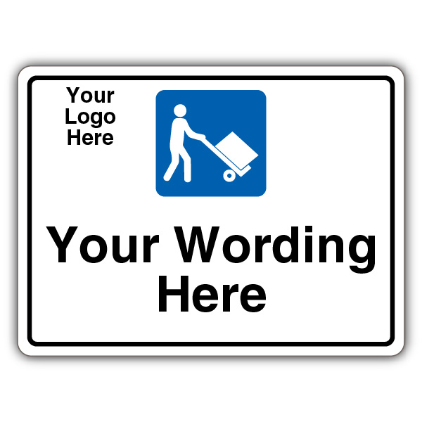 Mandatory Loading Vehicle - Your Logo Here | YourParkingSign